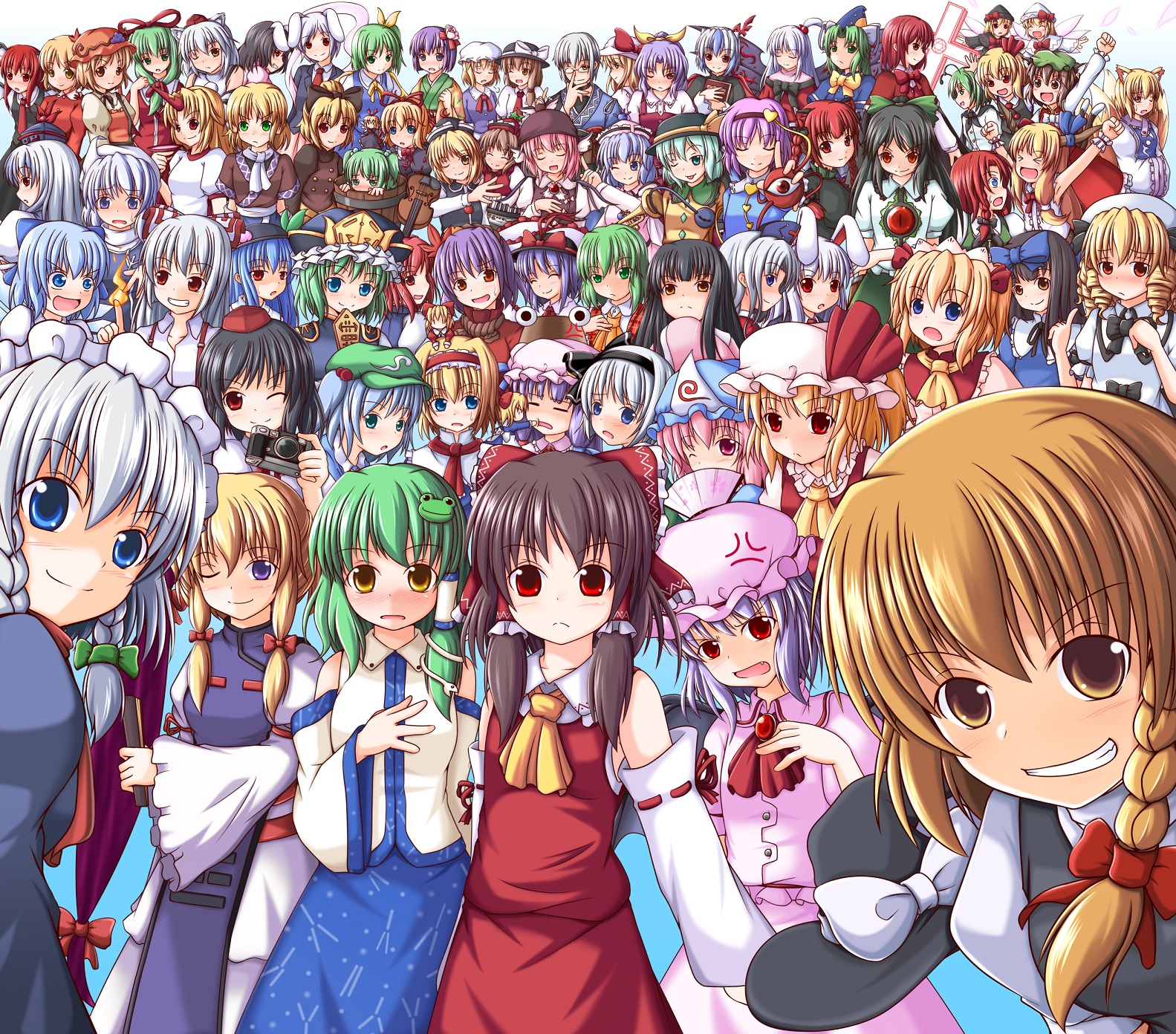 foferozze touhou aki minoriko aki shizuha alice margatroid chen cirno daiyousei flandre scarlet ...